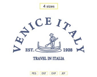 Italy Country Embroidery Design. Italy Embroidery Design. Machine ...