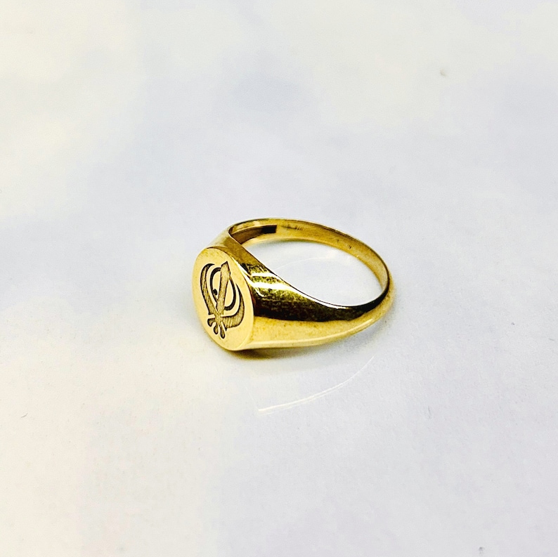 Handmade Sikh Khanda Khalsa Signet Men's Sterling Silver Ring, Gift for ...