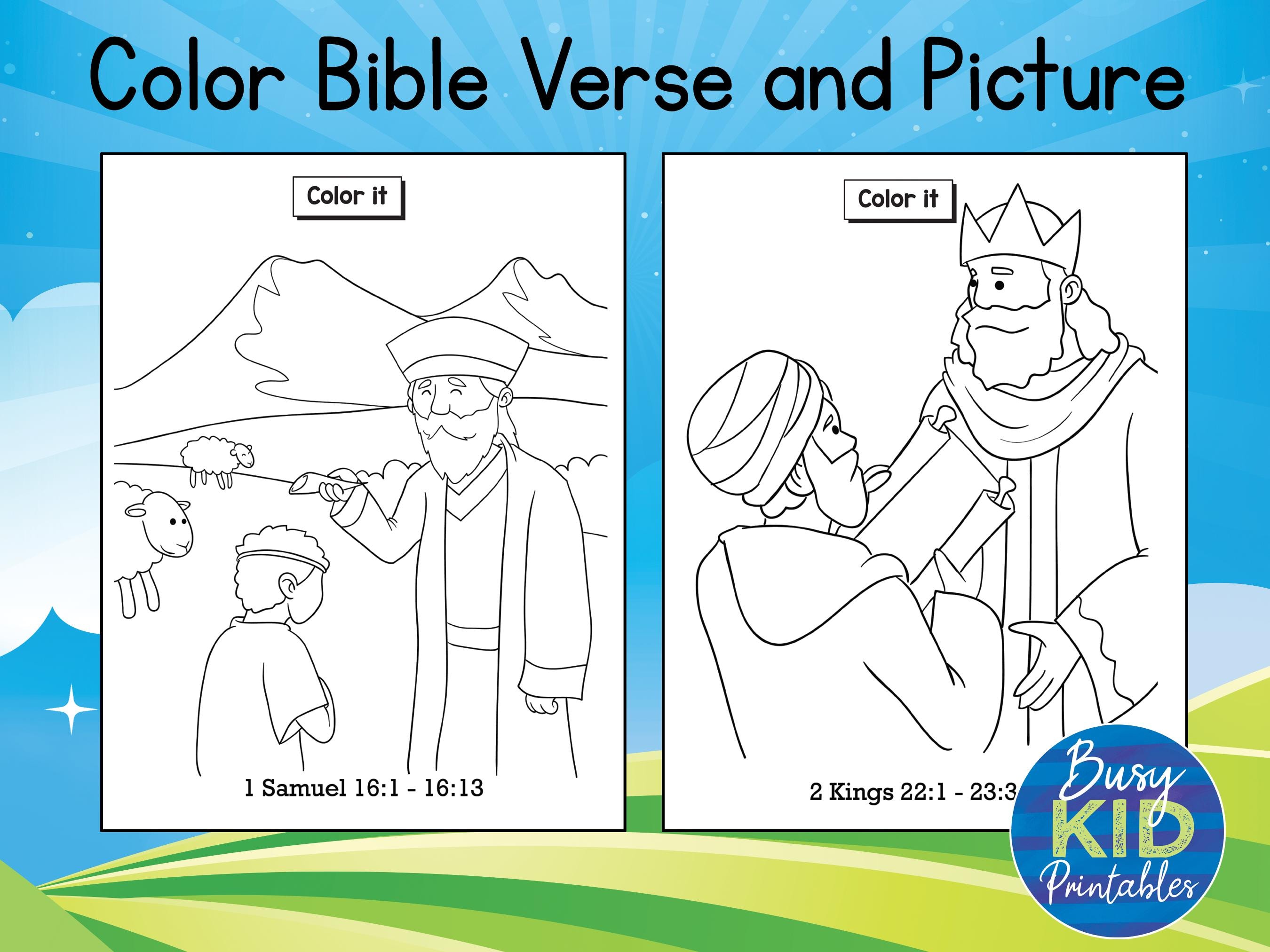 Bible Memory Verses Printable - Handwriting and Coloring - Christian ...