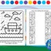 Noah's Ark Bible Story Dot Marker Printable - Christian Dab a Dot ...