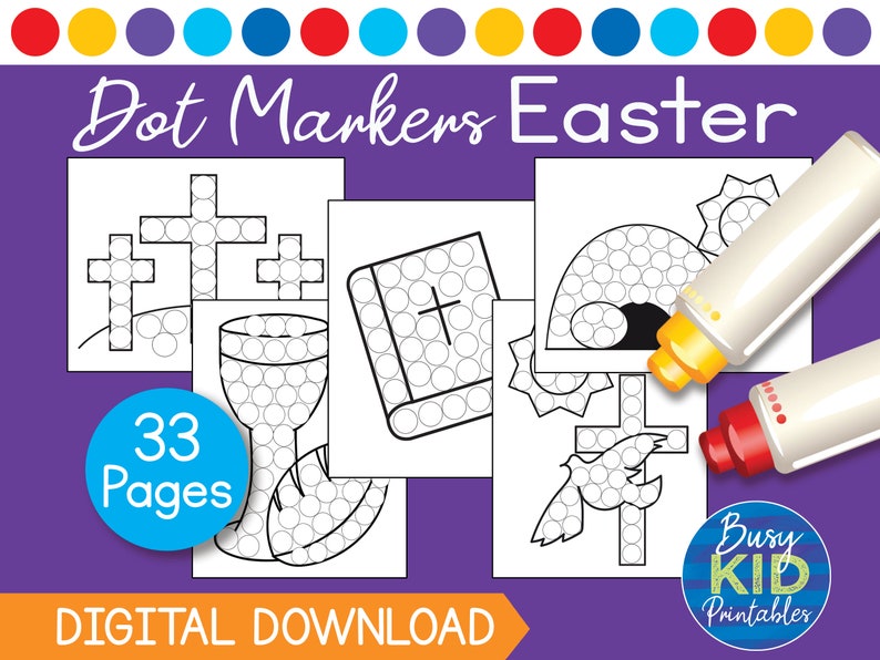 Easter Bible Story Dot Marker Printable Activity Christian - Etsy
