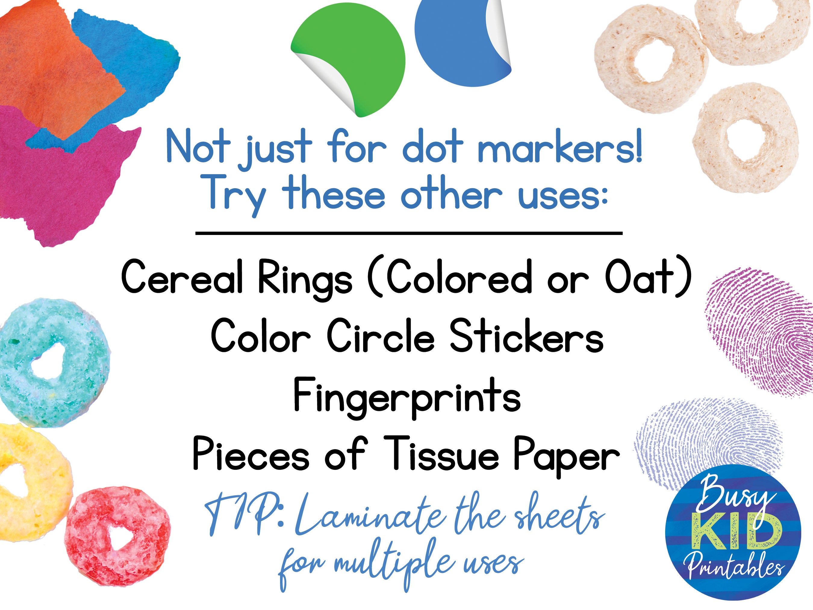 Preschool Skills Dot Marker Printable - Learning Lines and Simple ...