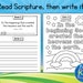 Bible Memory Verses Printable - Handwriting and Coloring - Christian ...