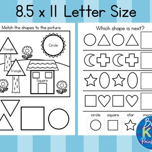 Prek Scissor Skills Printable - Cut and Paste Activity Pages for ...