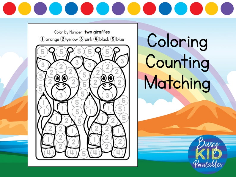 Noah's Ark Bible Story Dot Marker Printable - Christian Dab a Dot ...