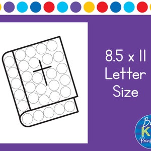 Easter Bible Story Dot Marker Printable Activity - Christian Dab a Dot ...