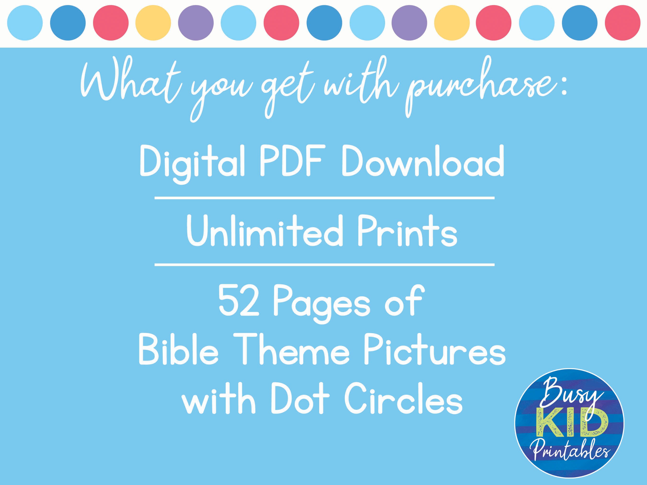 Bible Story Dot Marker Printable - Alphabet Dot Letters - ABC Dab a Dot ...