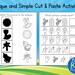 Bible Preschooler Printable - Tracing Cutting Shapes Lines - Christian ...