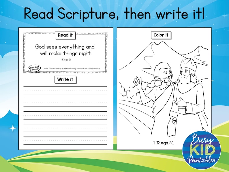 Bible Memory Verses Printable Handwriting and Coloring Christian ...