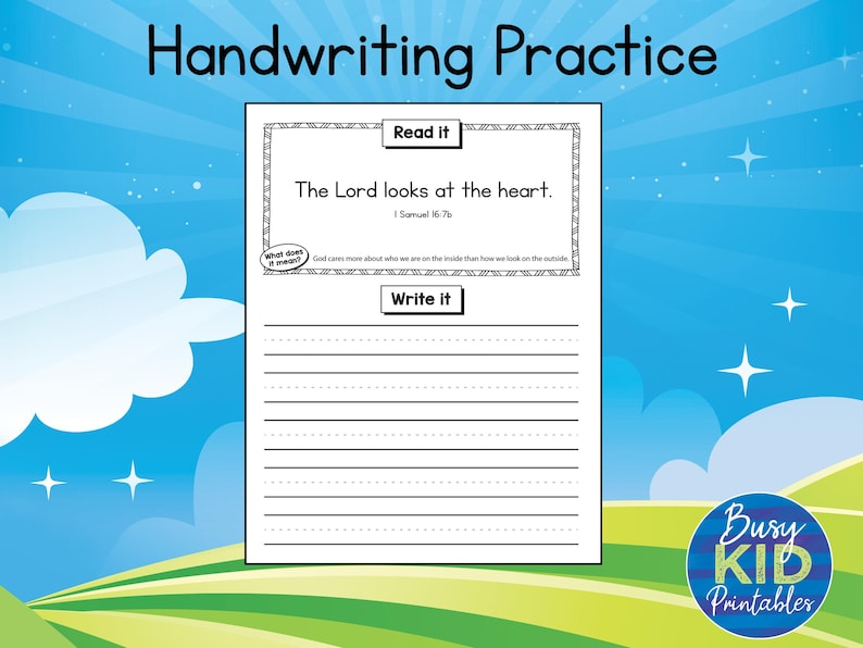 Bible Memory Verses Printable - Handwriting and Coloring - Christian ...