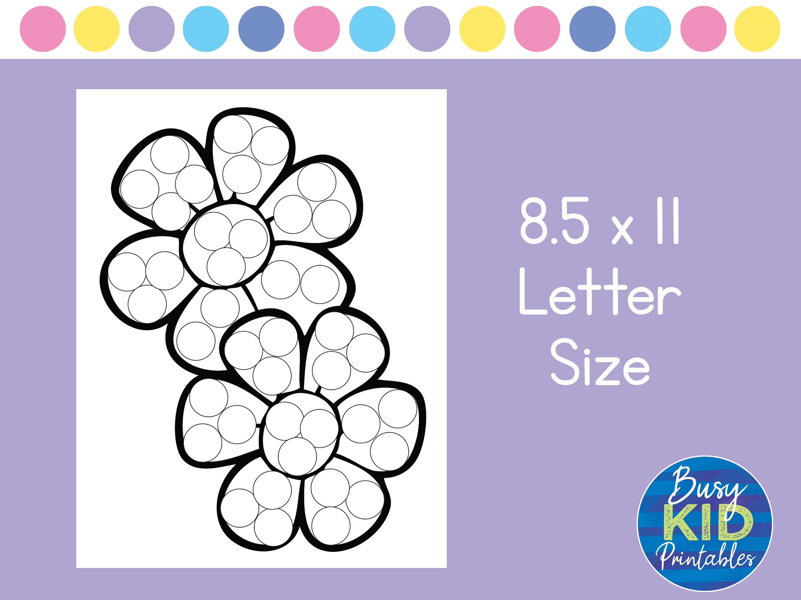 Easter Dot Marker Printable Activity Dab a Dot Coloring Pages for ...