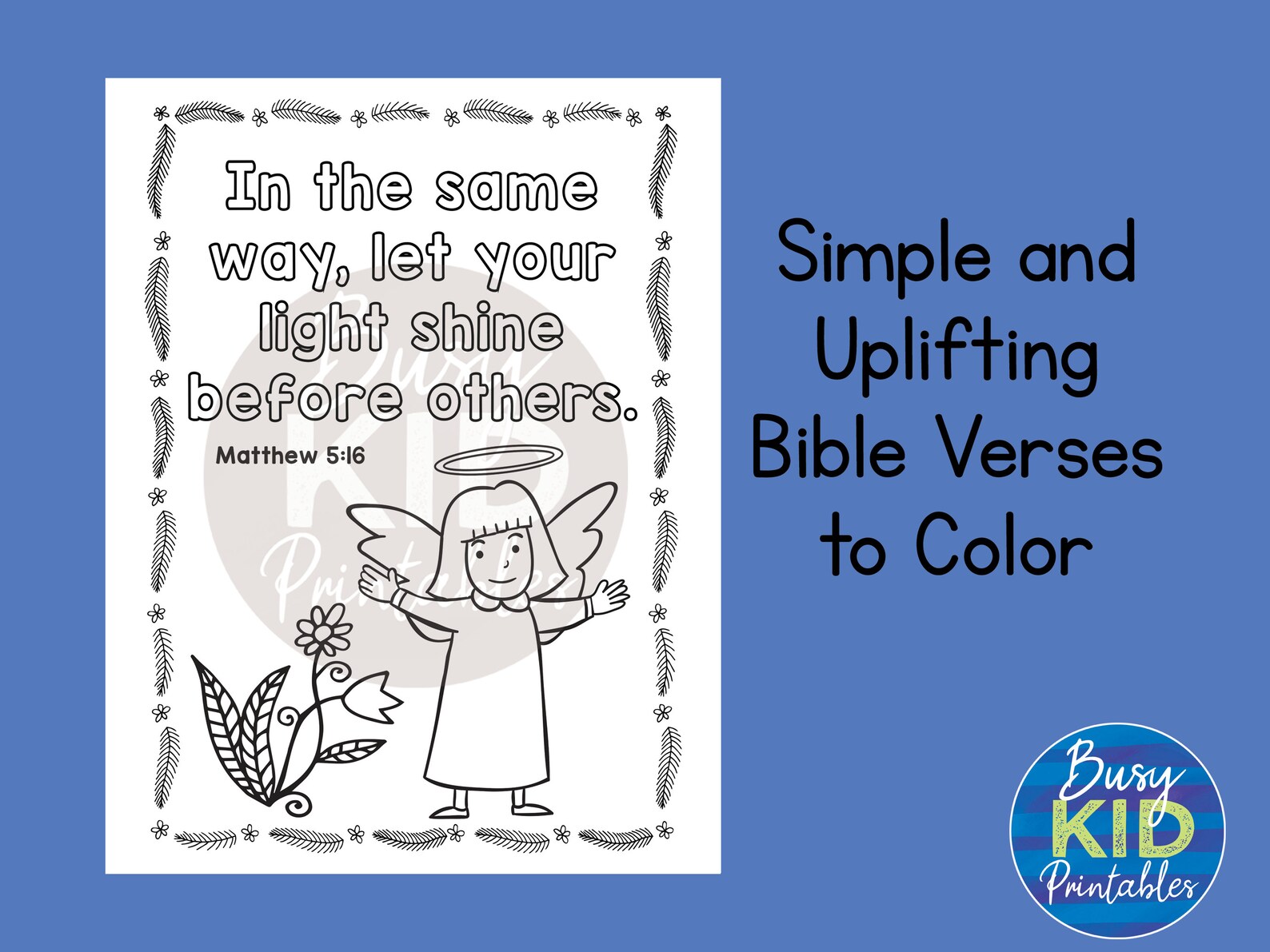 Bible Preschooler Printable - Sight Words - Christian Activity Pages ...