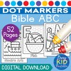 Noah's Ark Bible Story Dot Marker Printable Christian Dab a Dot ...