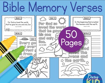 Bible Memory Verses Printable - Handwriting and Coloring - Christian ...