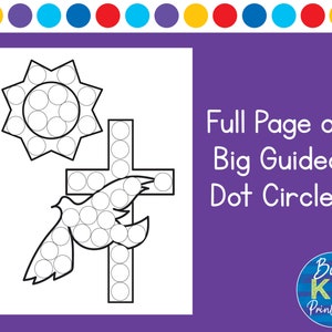 Easter Bible Story Dot Marker Printable Activity - Christian Dab a Dot ...