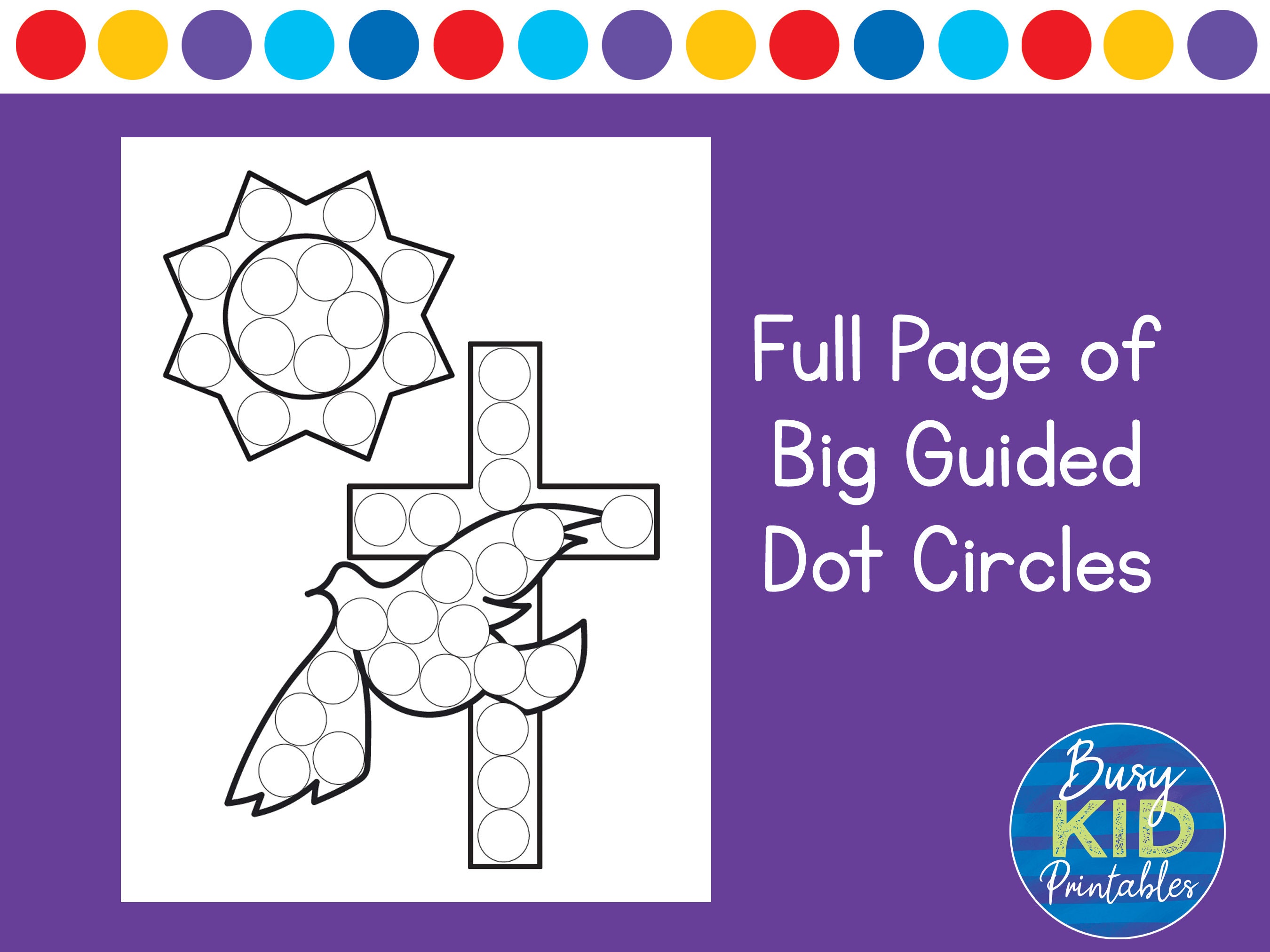 Easter Bible Story Dot Marker Printable Activity - Christian Dab a Dot ...