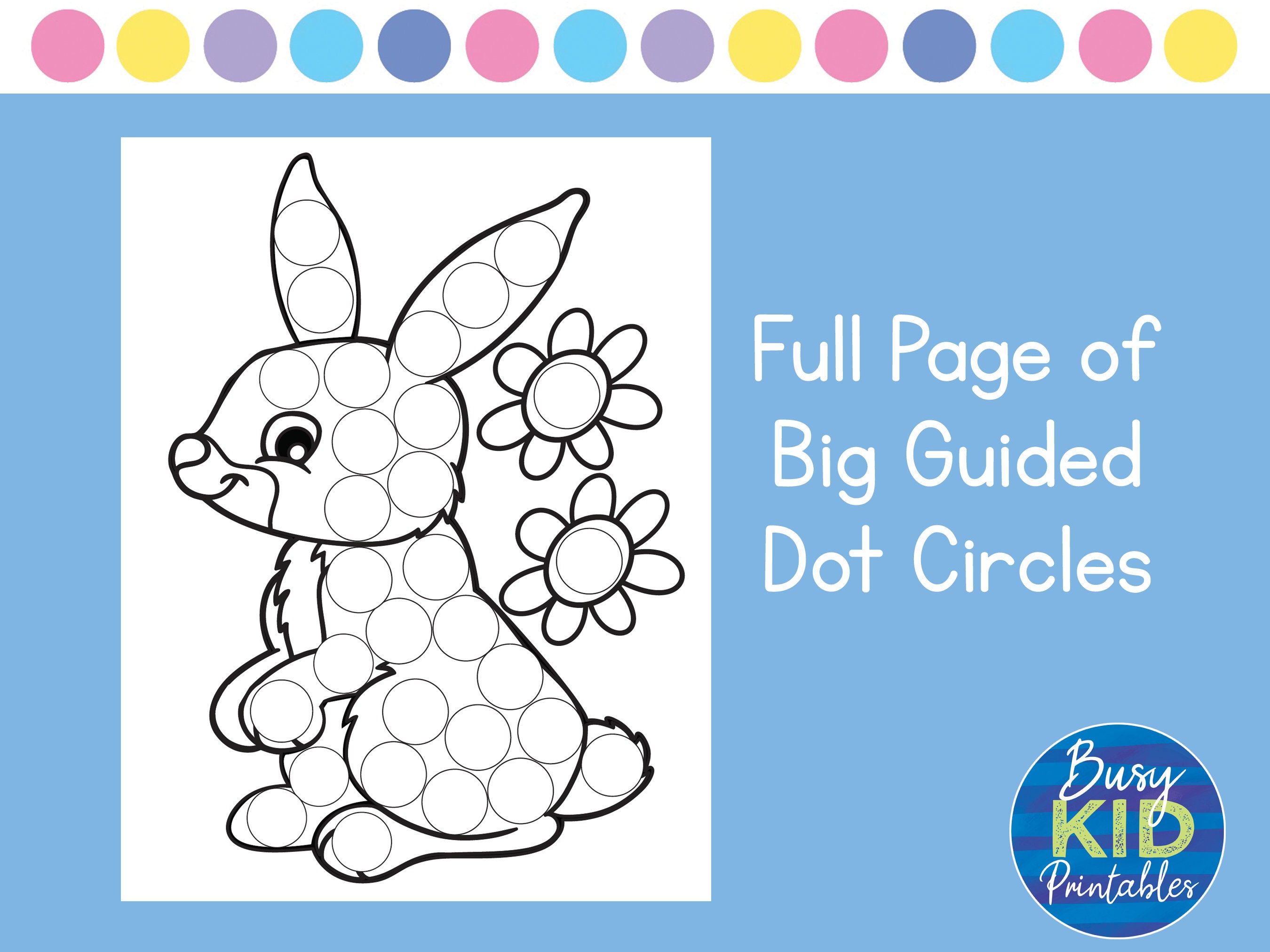 Easter Dot Marker Printable Activity - Coloring Pages for Toddler and ...