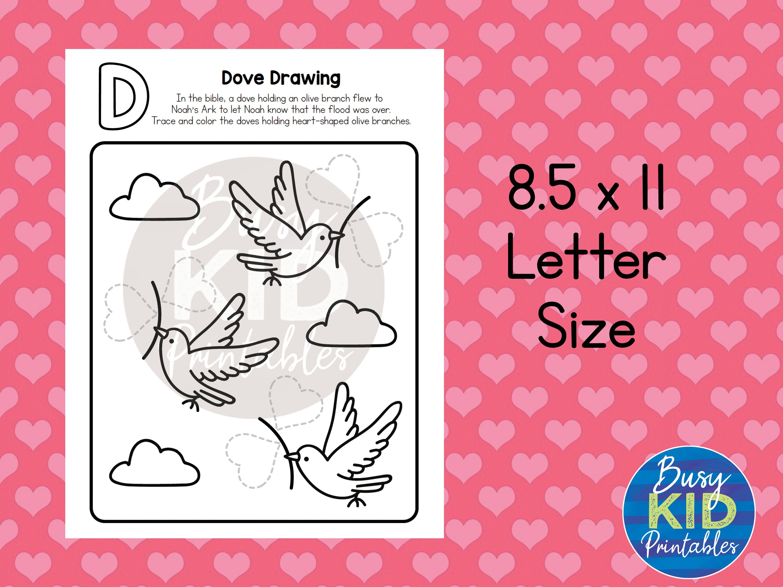 Christian Valentine's Day Preschooler Printable - Letters and Numbers ...
