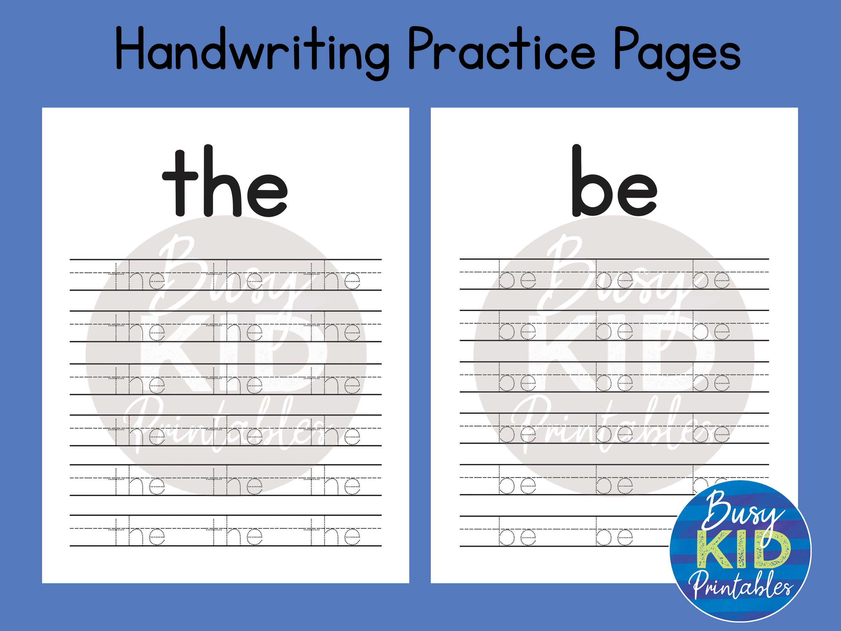 Bible Preschooler Printable - Sight Words - Christian Activity Pages ...