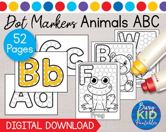 Noah's Ark Bible Story Dot Marker Printable Christian Dab a Dot ...