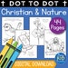 Easy Dot to Dot Printable - Bible and Nature - Christian Activity Pages ...
