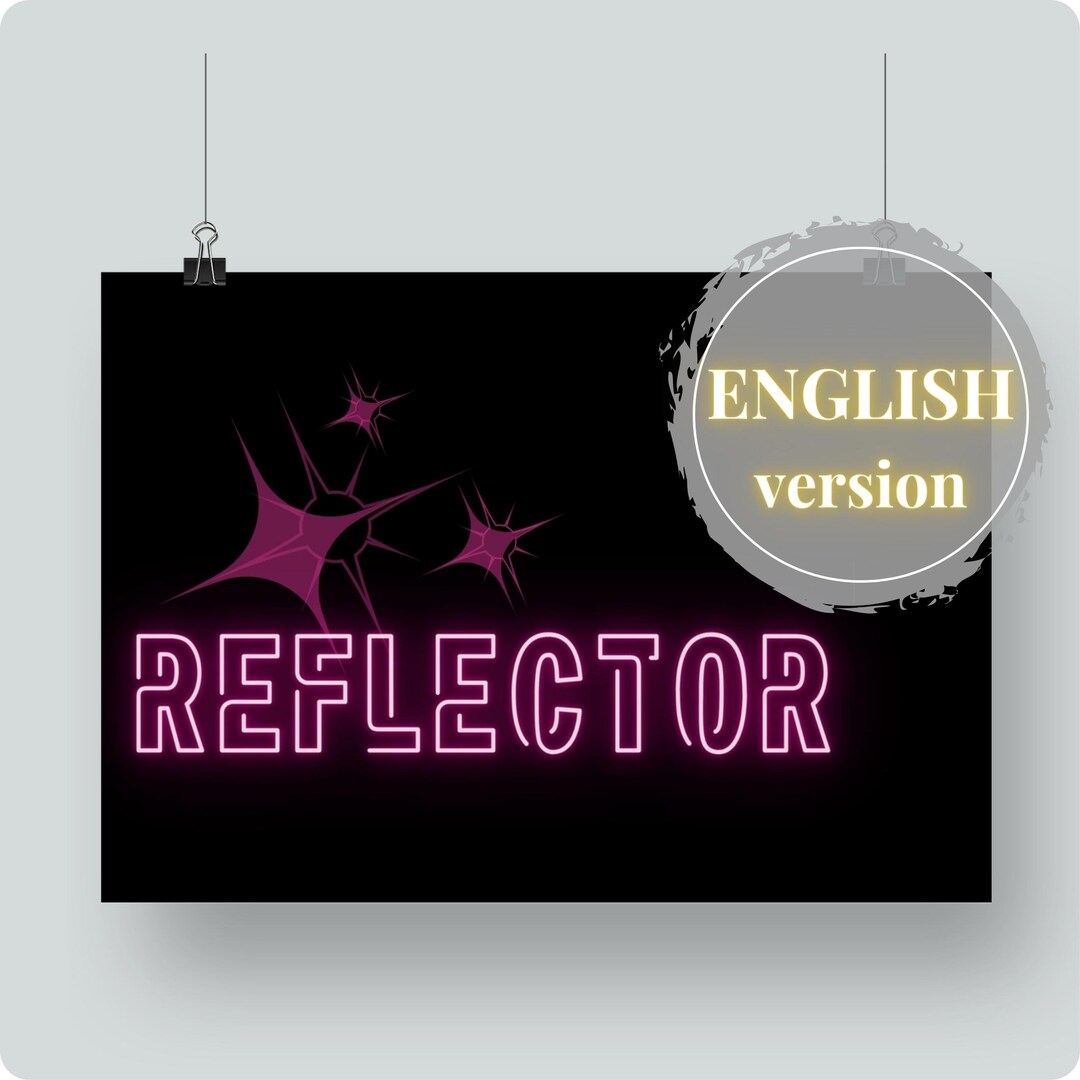 Art-print Neon reflector, Print File for Your Human Design Poster ...