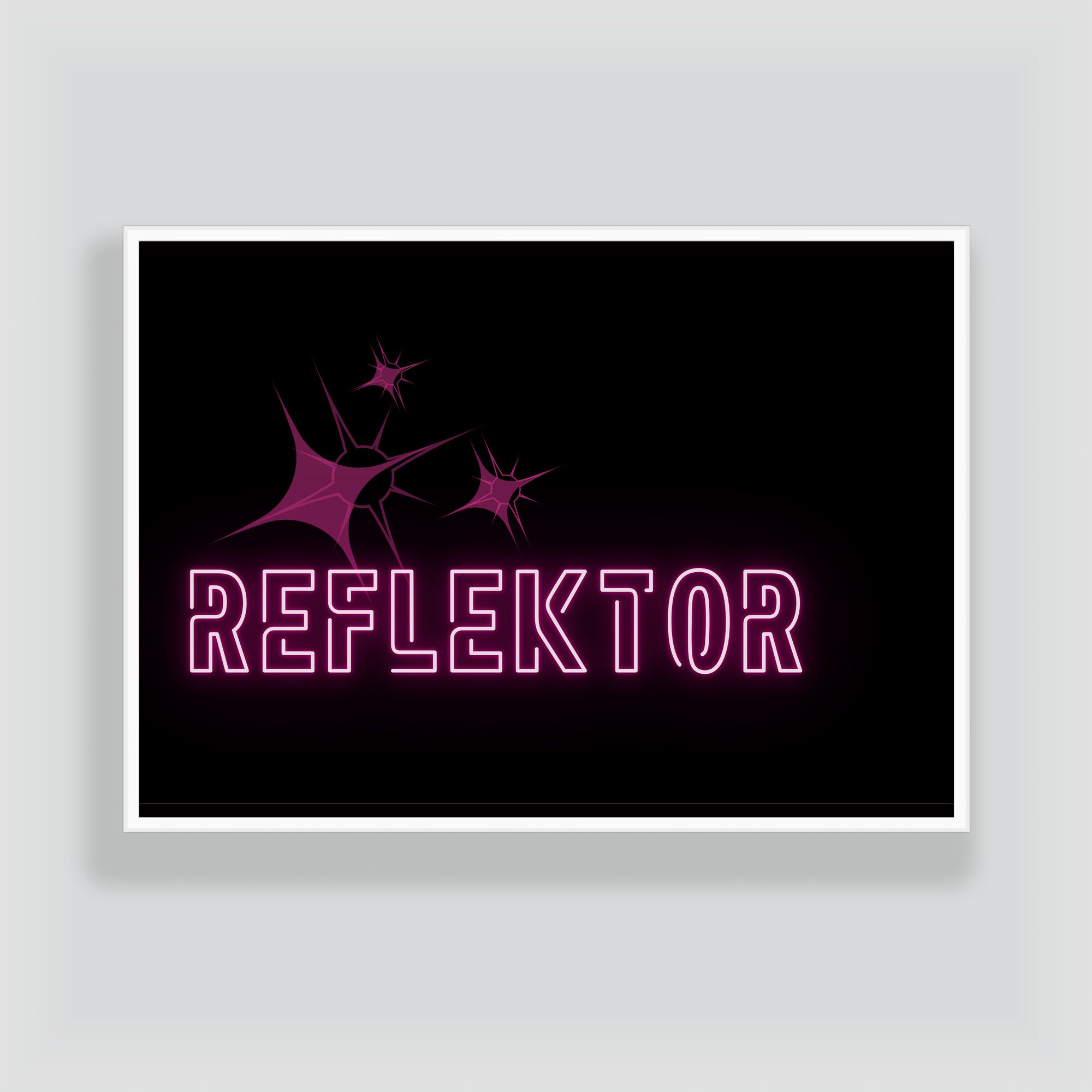 Art-print Neon reflector, Print File, for Your Human Design Poster ...