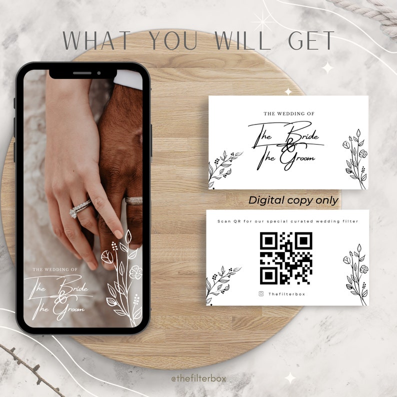 Elegant Classy Wedding Facebook & Instagram Story Filter, Instagram ...
