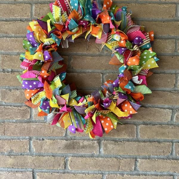 Ribbon Wreath - Etsy