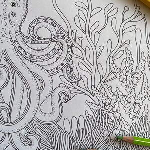 Coloring Page: Octopus | Instant Download | Unlimited Prints - Etsy