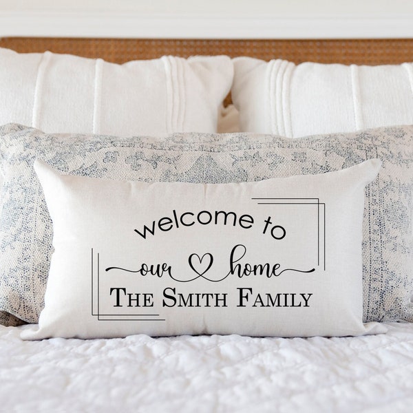 Welcome Pillow - Etsy