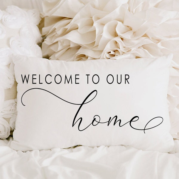 Welcome Pillow - Etsy