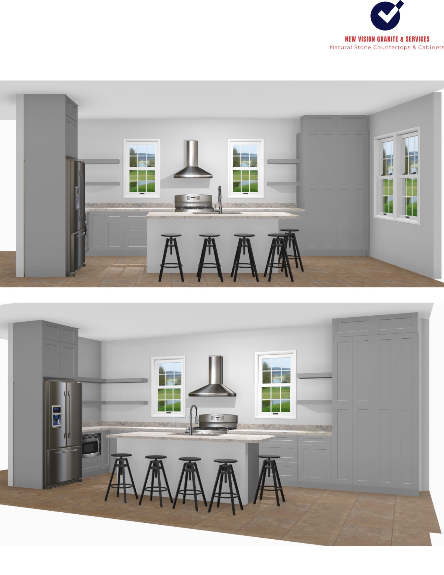 Kitchen Cabinet Layout, 3D Custom Kitchen Design, 2D Cabinet Layout ...