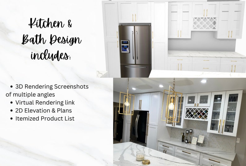 Kitchen Cabinet Layout, 3D Custom Kitchen Design, 2D Cabinet Layout ...