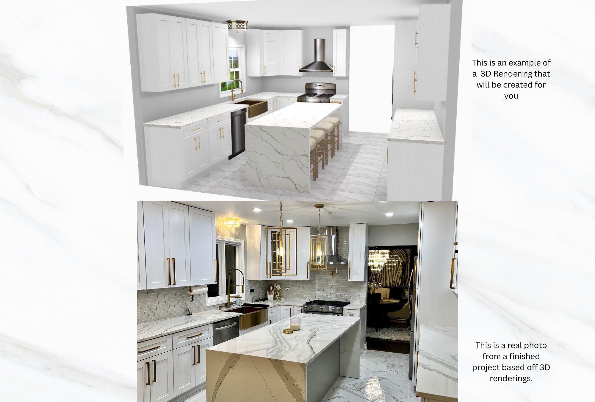 Kitchen Cabinet Layout, 3D Custom Kitchen Design, 2D Cabinet Layout ...