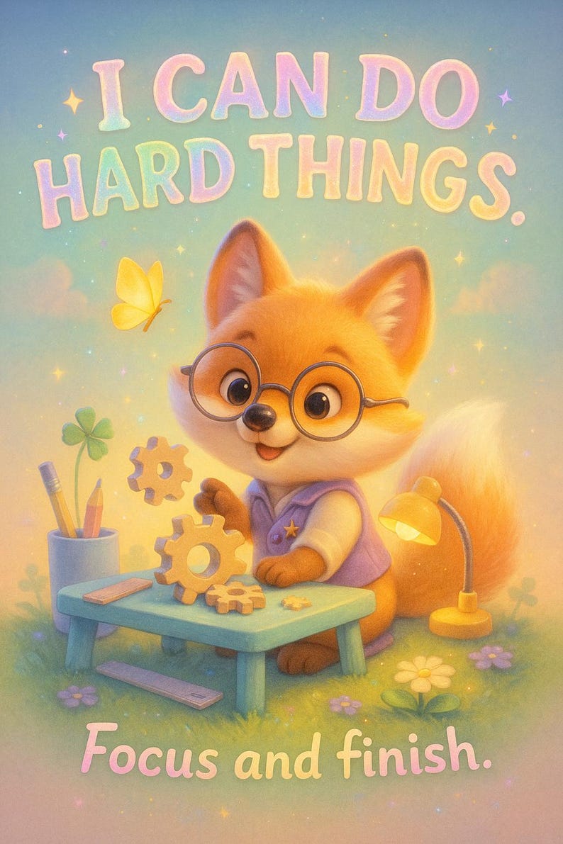 50 Pixar 3D Animal Motivational Posters - Cute Bunny, Kitten & Puppy ...