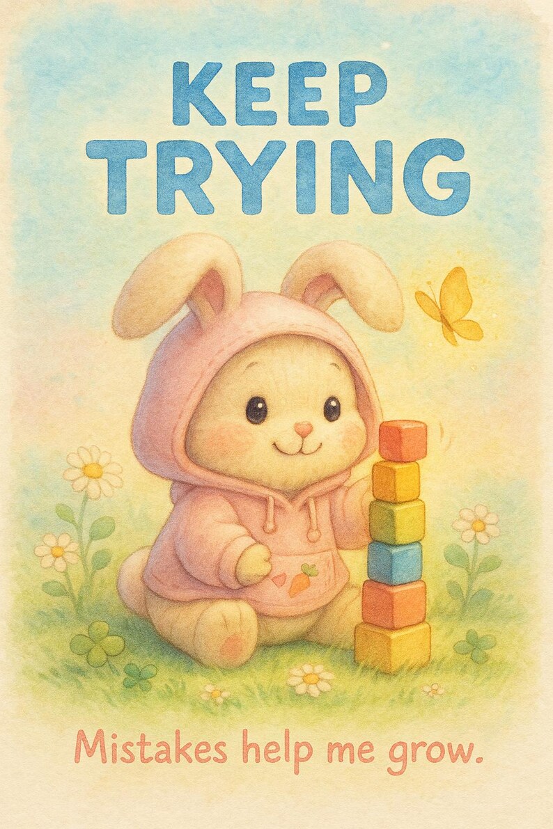 50 Pixar 3D Animal Motivational Posters - Cute Bunny, Kitten & Puppy ...