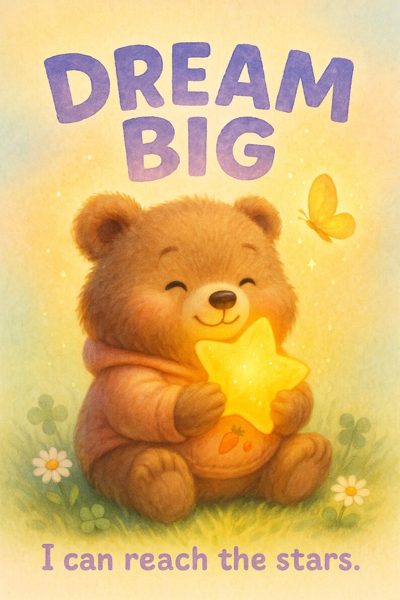 50 Pixar 3D Animal Motivational Posters - Cute Bunny, Kitten & Puppy ...