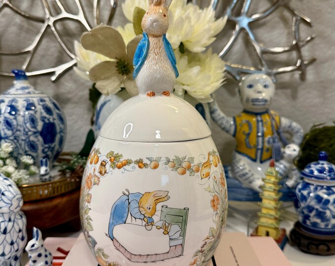 Beatrix Potter Teleflora Peter Rabbit Cookie Jar - Etsy
