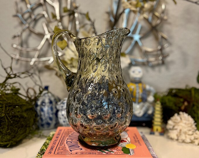 Coin Dot Glass Pitcher - Etsy