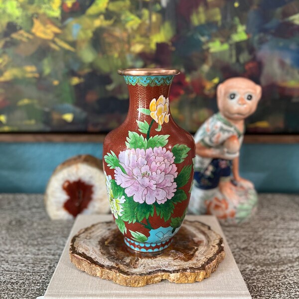Rust Colored Vase - Etsy
