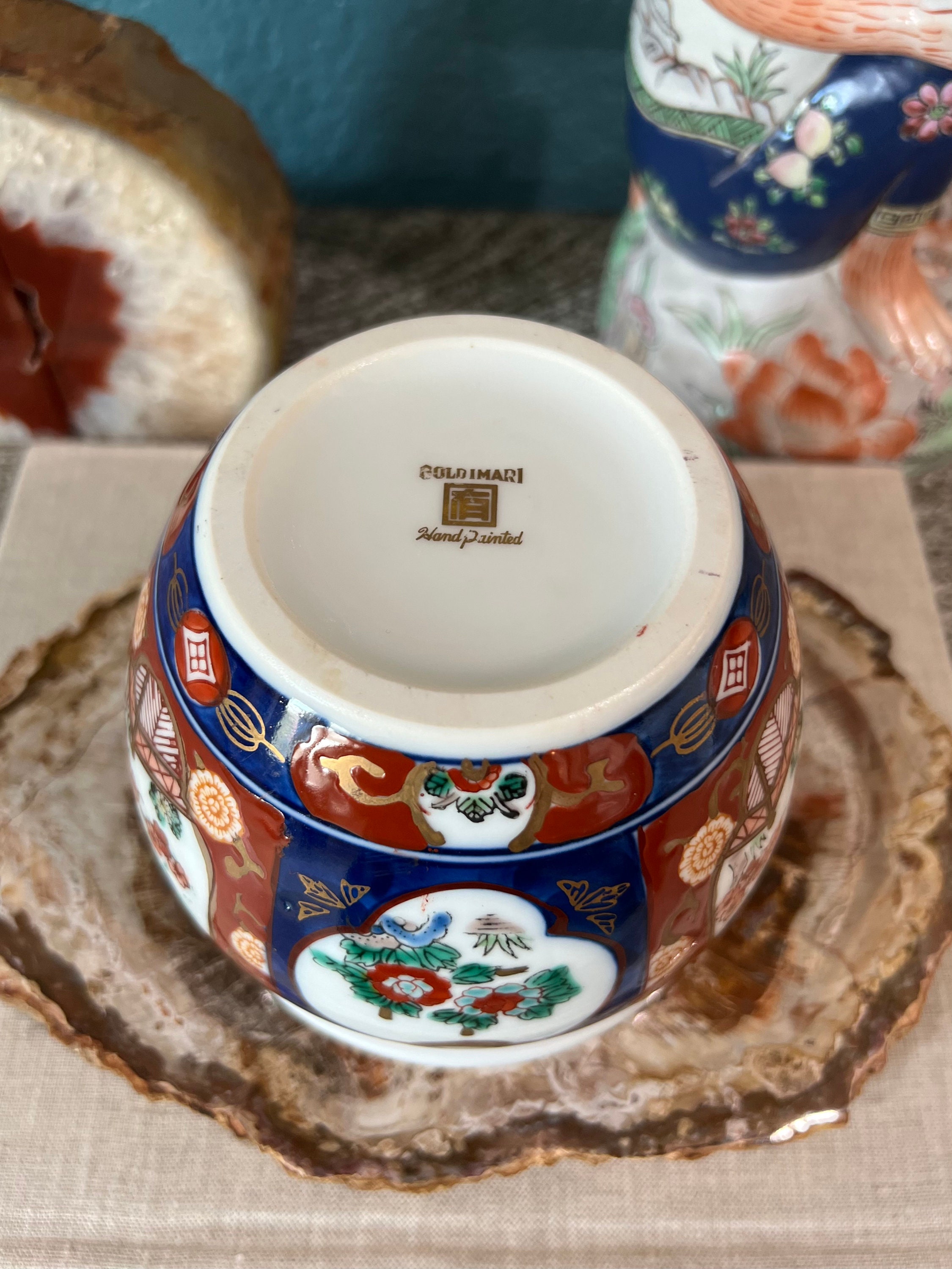 Gold Imari Hand Painted Petite Planter - Etsy