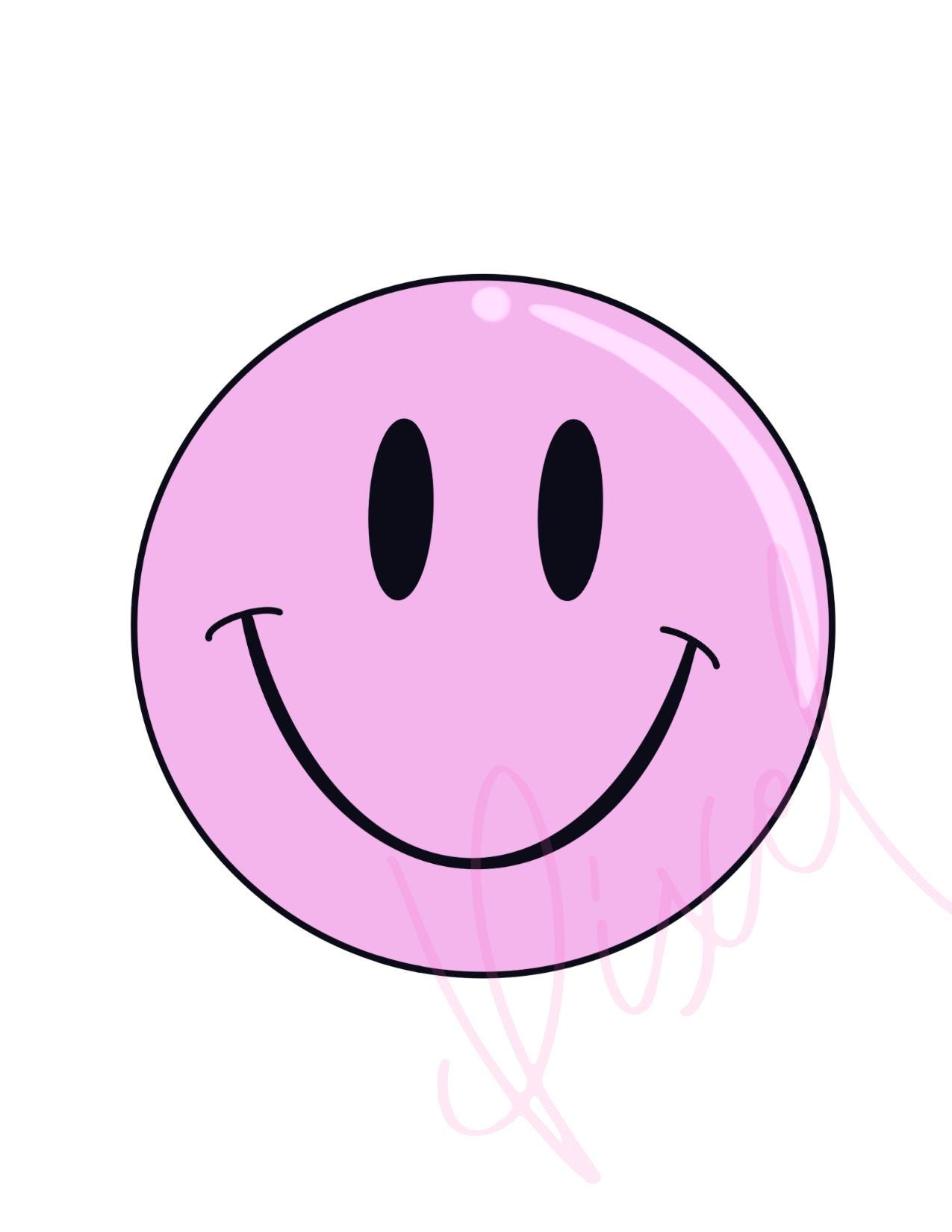 5 Classic Smiley Faces PNG - Etsy