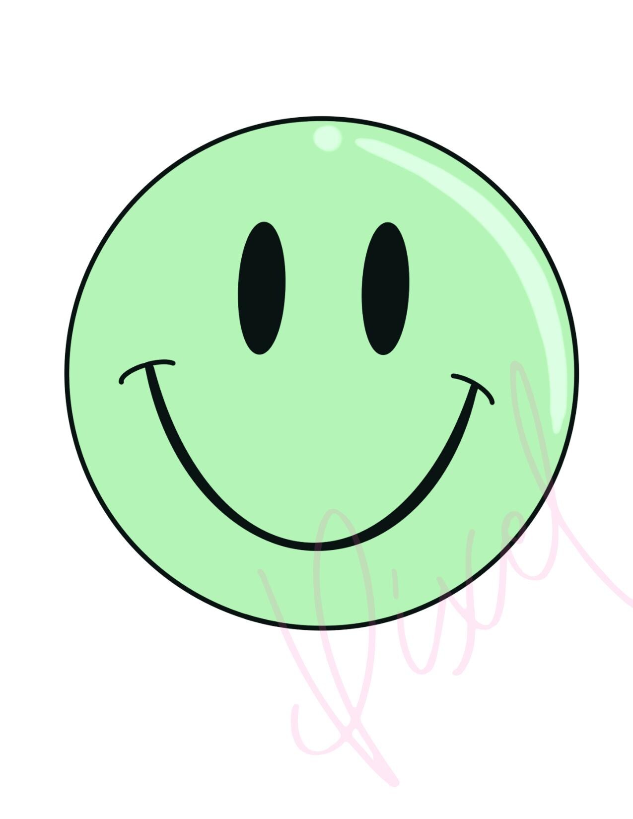 5 Classic Smiley Faces PNG - Etsy