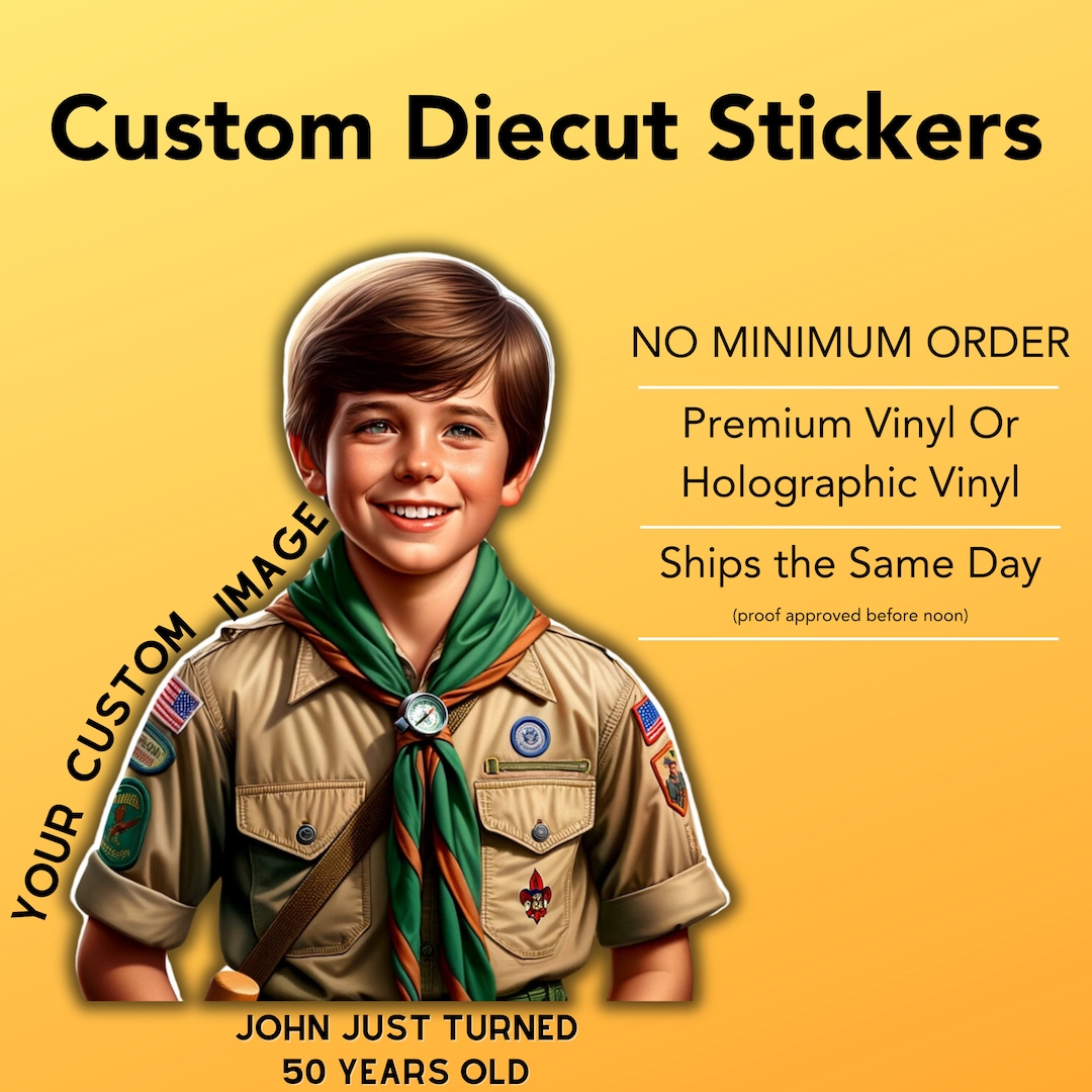 Custom Die Cut Stickers No Minimum Order Free Shipping High Quality ...