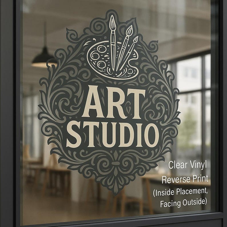 Custom Vinyl Decals, Window Clings, Storefront Signs - Etsy