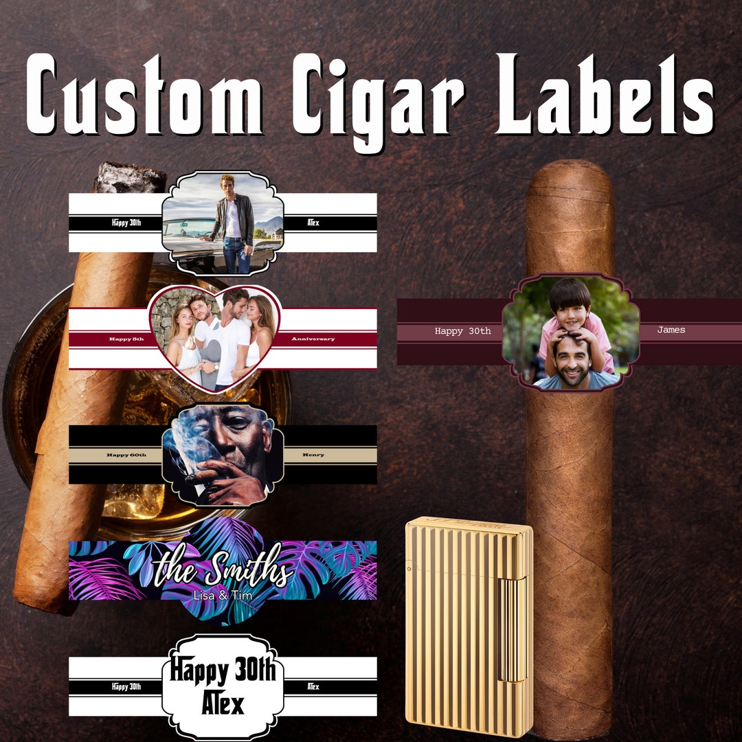 Custom Wedding Cigar Bands - Custom Favor Wrappers for Baby ...