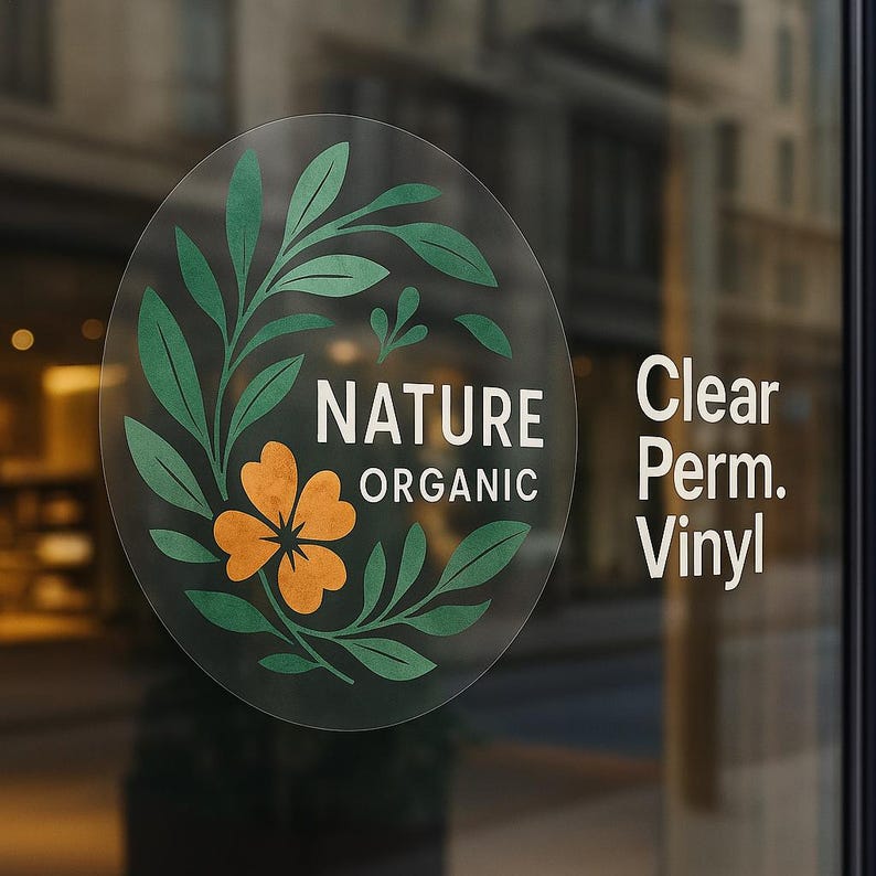 Custom Vinyl Decals, Window Clings, Storefront Signs - Etsy