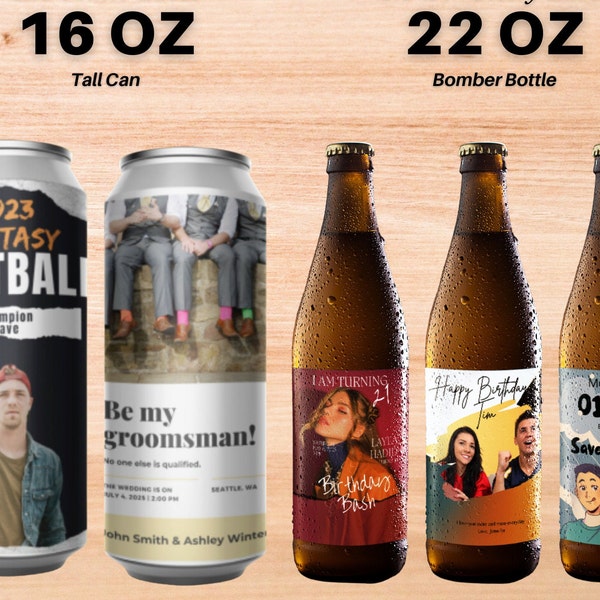 Custom Beer Label - Etsy