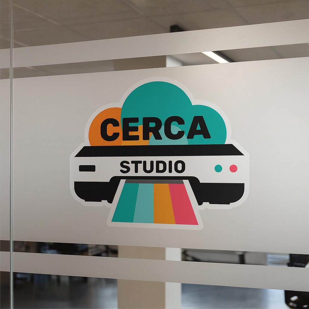 Custom Etched Frosted Glass Vinyl – Personalized Office Window Decals ...